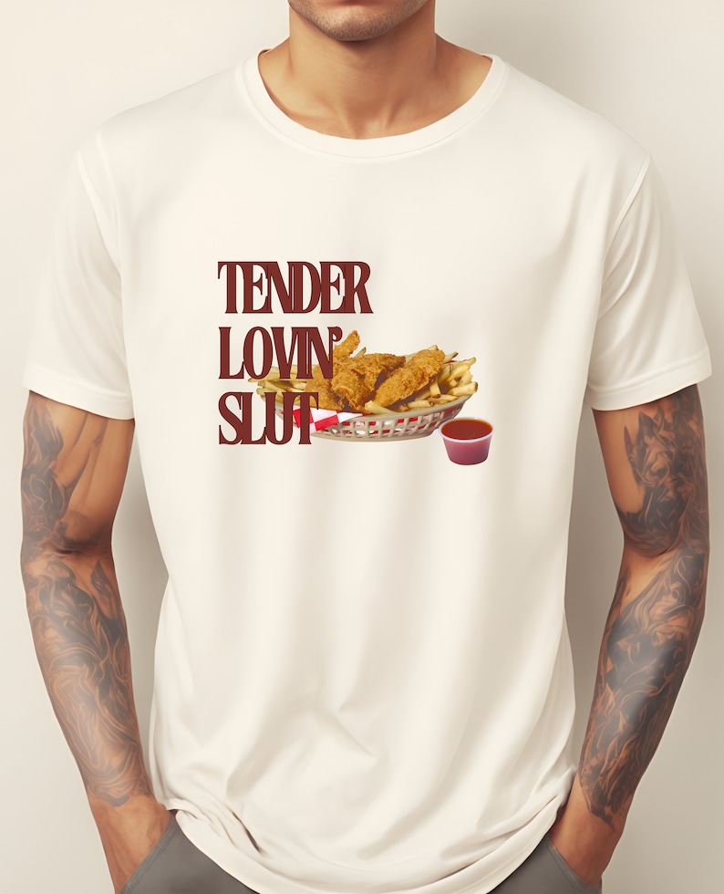 Tender Lovin Slut Funny Meme Shirt Weirdcore Chicken Tenders Shirts ...