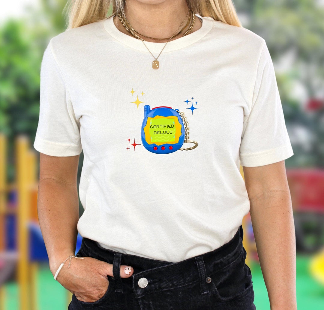 Tamagotchi Certified Delulu Kidcore Clothes Weirdcore Whimsigoth ...