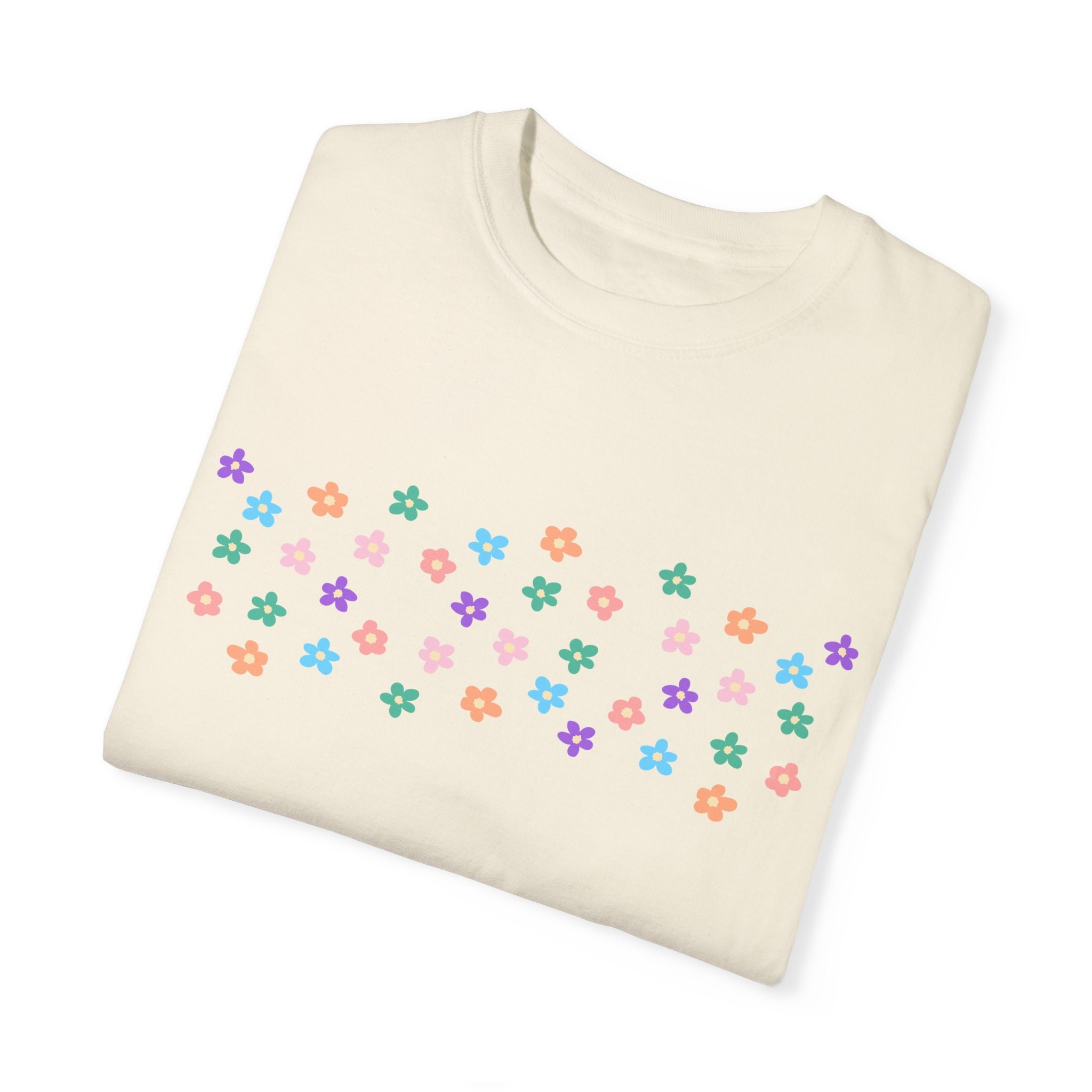 Retro Flowers Weirdcore Kidcore Clothes Clowncore Clothing Emo Shirt ...