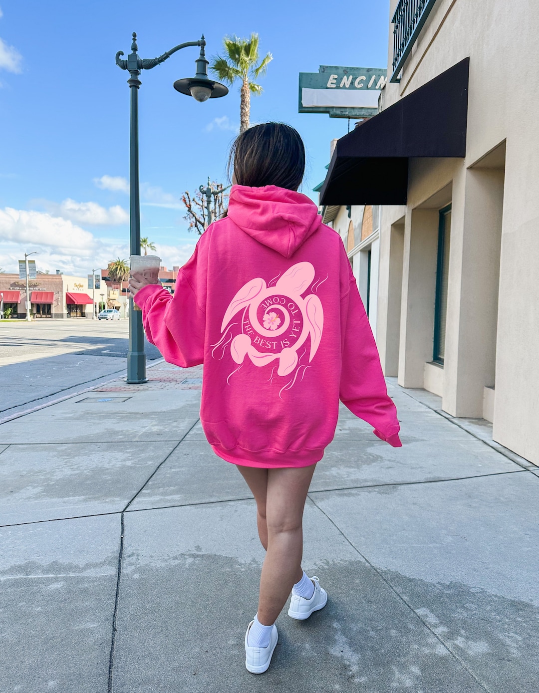 Preppy Sea Turtle Hoodie Ocean Inspired Style Preppy Hoodie Beach ...