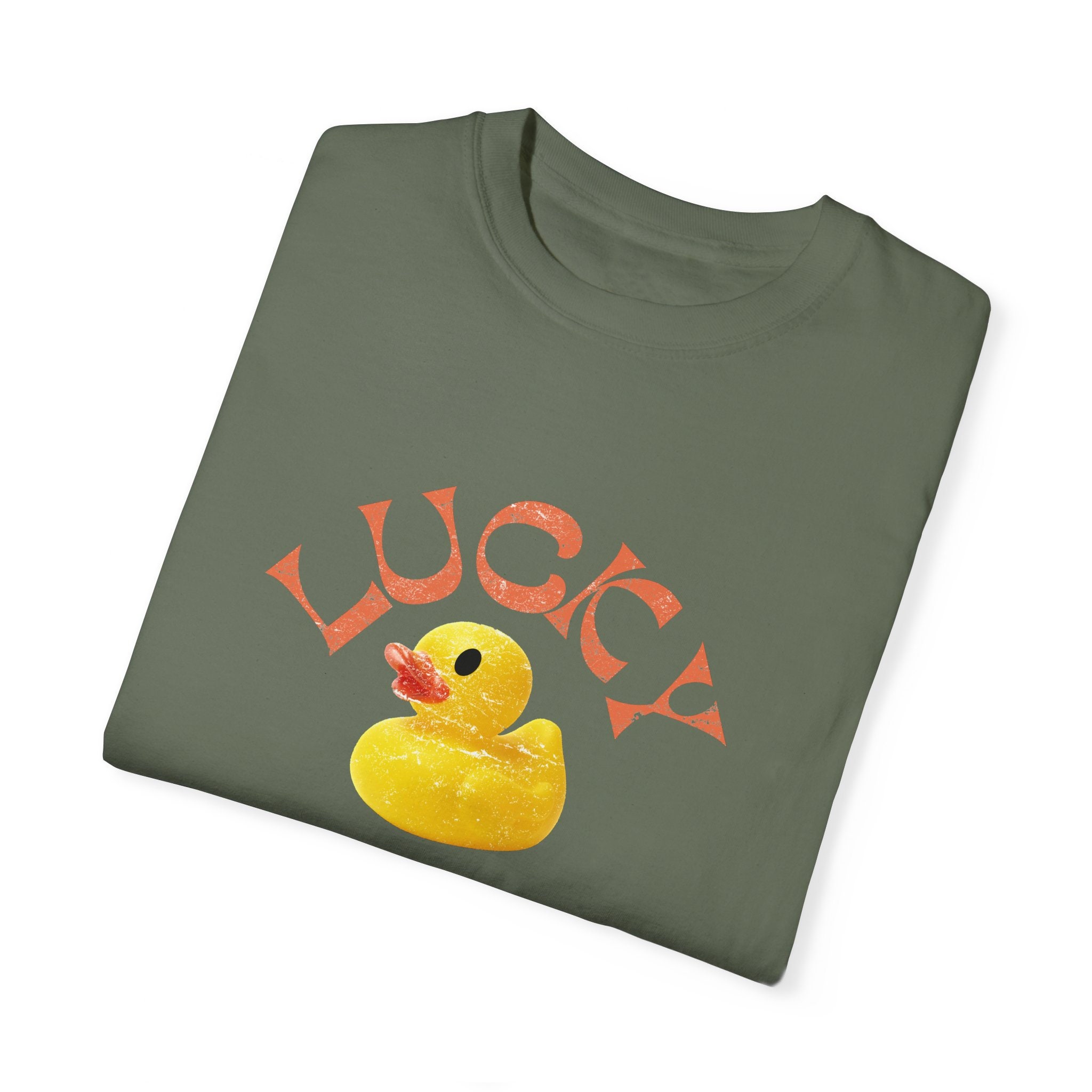 Lucky Ducky Shirt Rubber Duck Funny Meme Shirt Unisex Weirdcore Shirts ...