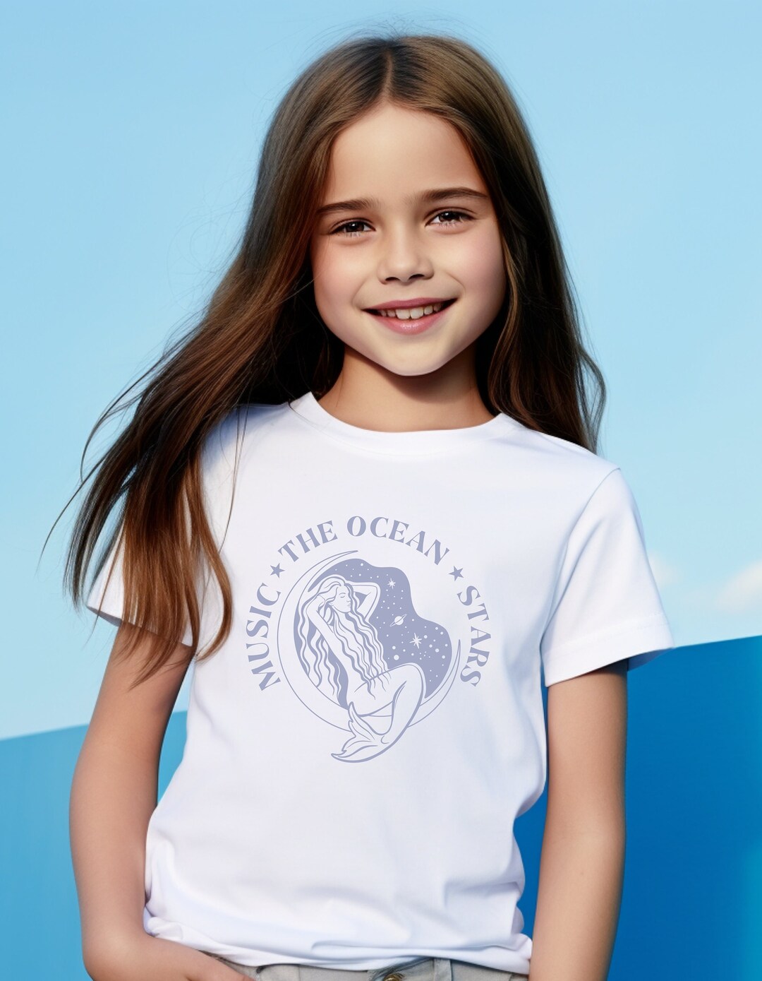 Cute Girls Mermaidcore Tshirt | Ocean Inspired Style | Mermaid Shirt ...