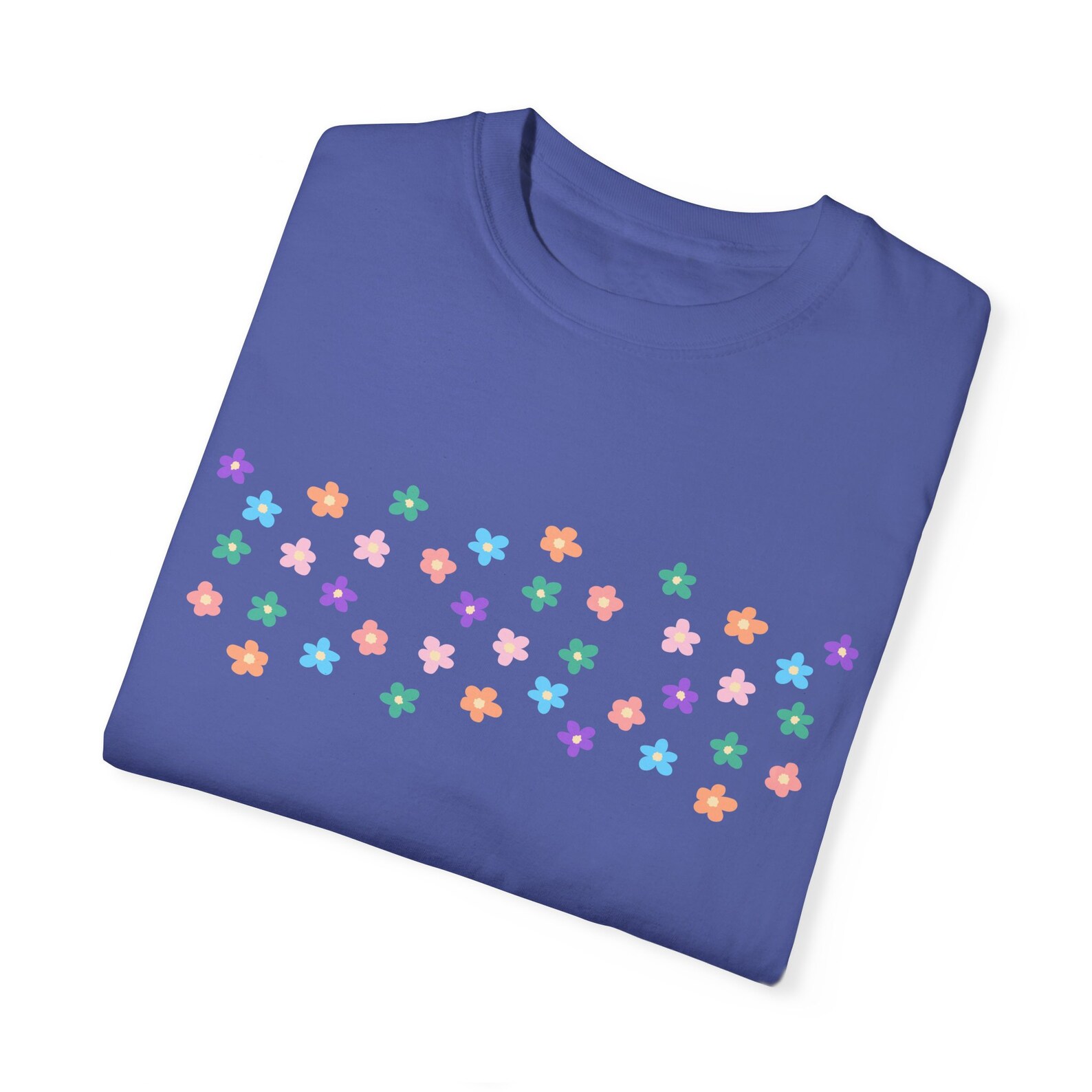 Retro Flowers Weirdcore Kidcore Clothes Clowncore Clothing Emo Shirt ...