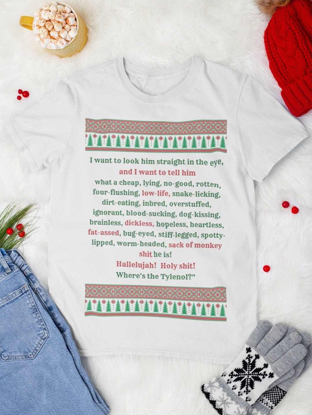 Christmas Vacation Rant Shirt | Where's the Tylenol | Griswold Family ...