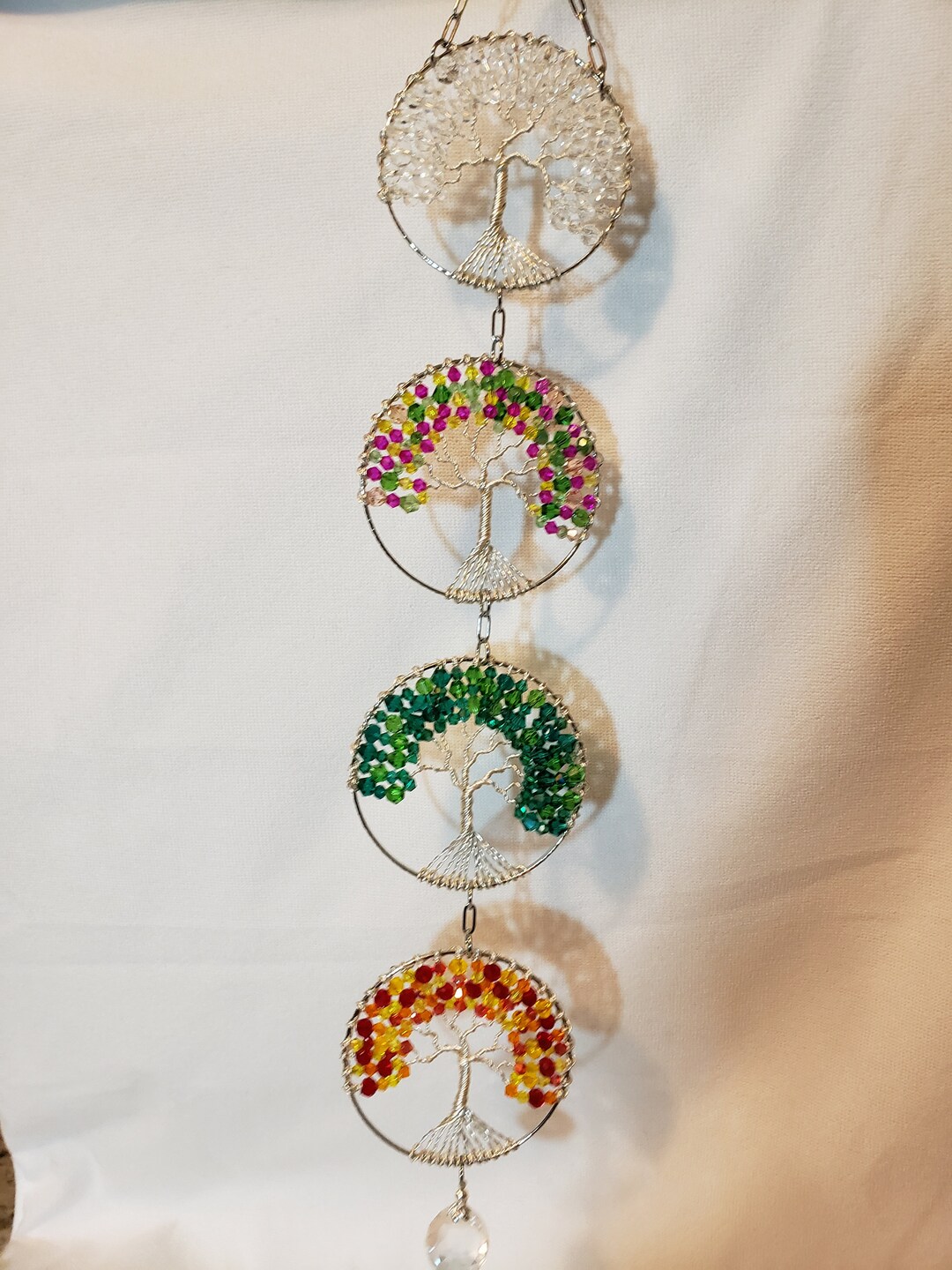Beautiful 4 Seasons Tree of Life Suncatcher for Indoor Use Only. - Etsy