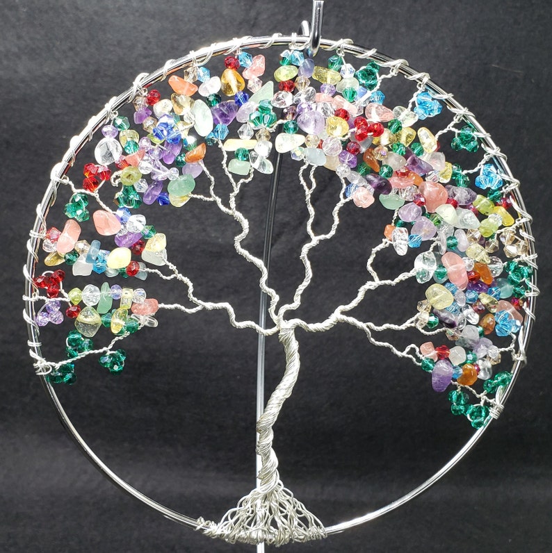 Tree of Life 6 Inch Suncatcher, Handmade of Twisted Wire - SKU:0019 - Etsy
