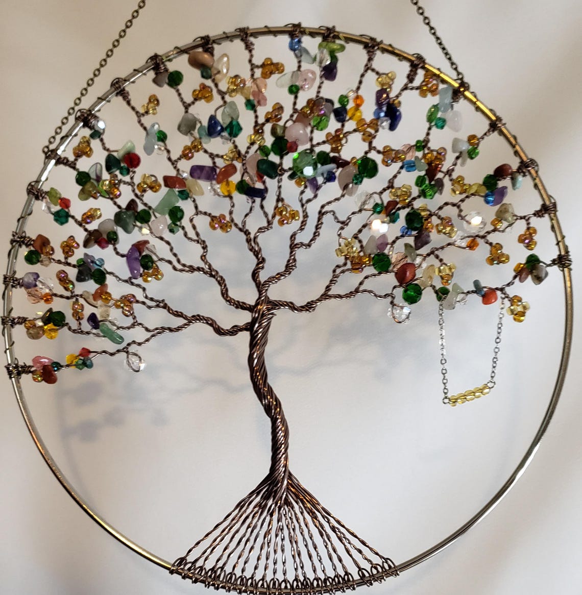 Rustic Tree of Life in an 8 Inch Hoop - Made With a Beautiful Mix of ...