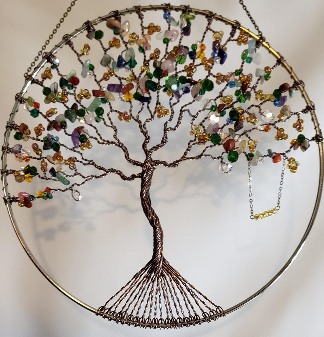 Rustic Tree of Life in an 8 Inch Hoop - Made With a Beautiful Mix of ...