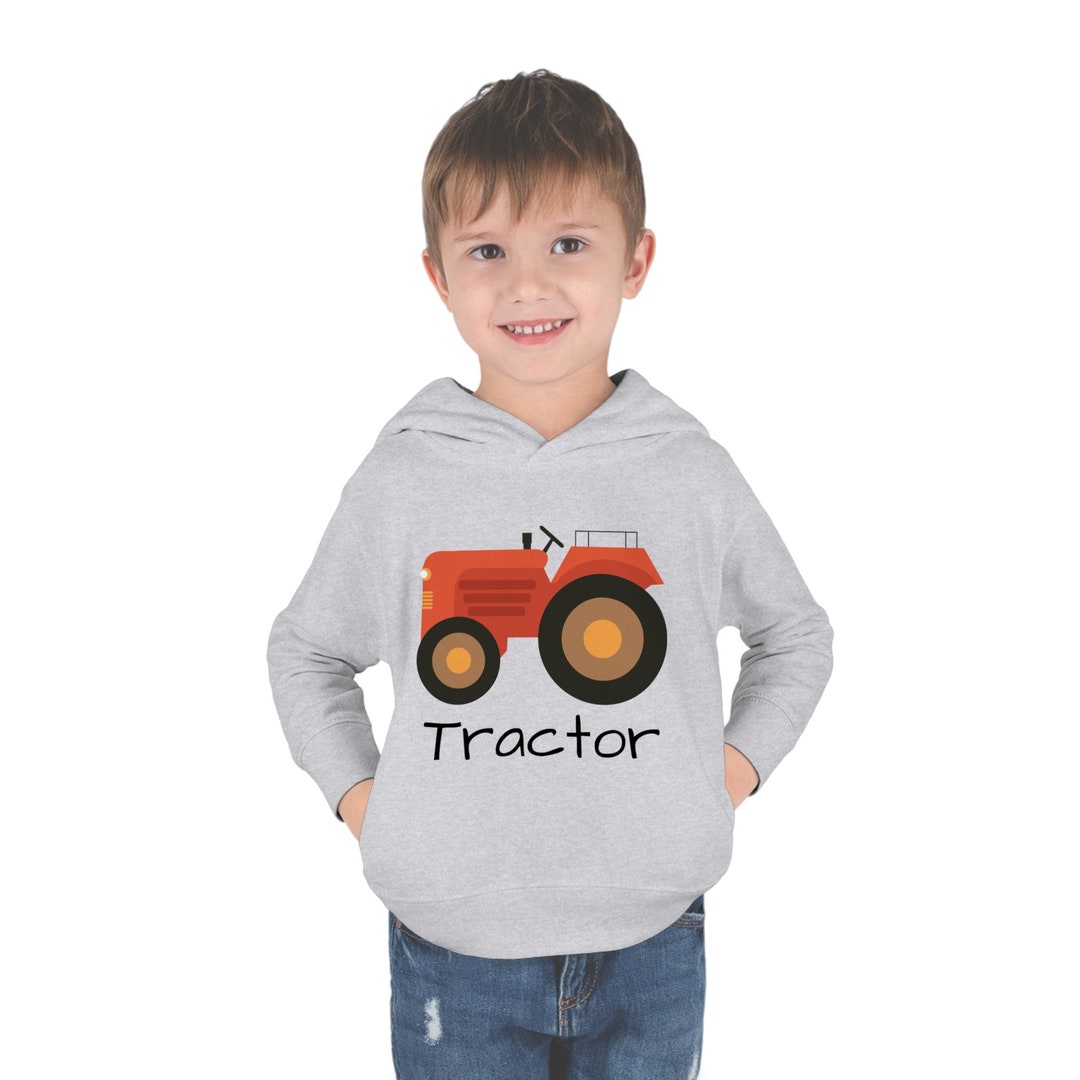 Tractor Toddler Pullover Fleece Hoodie - Etsy