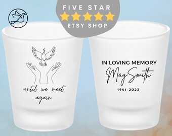 In Loving Memory Shot Glasses Memorial Custom Shot Glass - Etsy