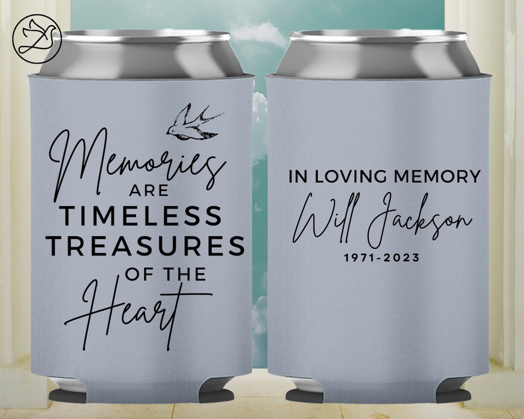 Custom Memorial Can Coolers Memories Are Timeless Treasures ...