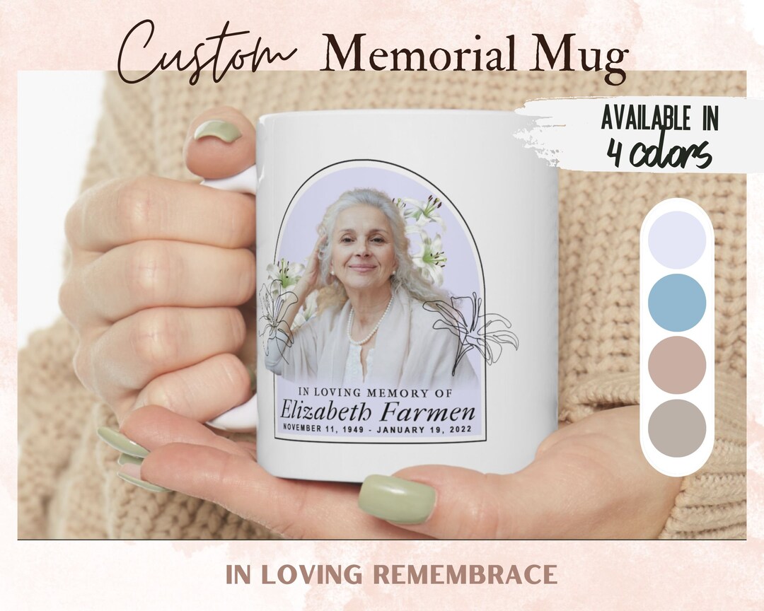 Mug for Memorial Custom Memorial Mug for Loss of Grandma Mug for Loss ...