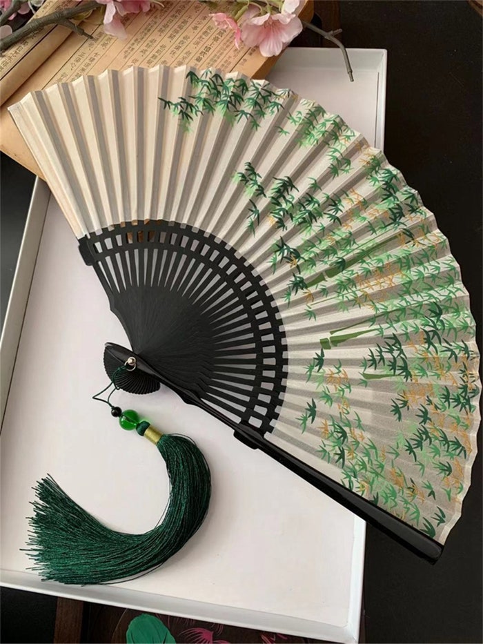 Bamboo Fan - Etsy