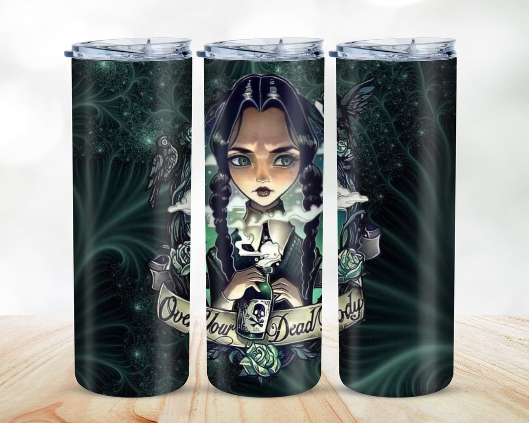Over Your Dead Body Tumbler Wrap, Sublimation Design, 20 Oz Skinny ...