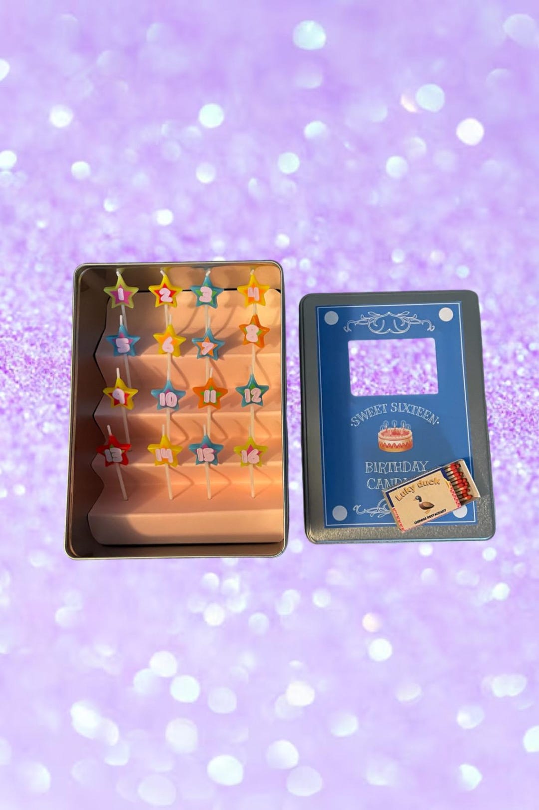 Multicolor Magical Birthday Candle Box 15,16,17,18,19,20 - Etsy UK
