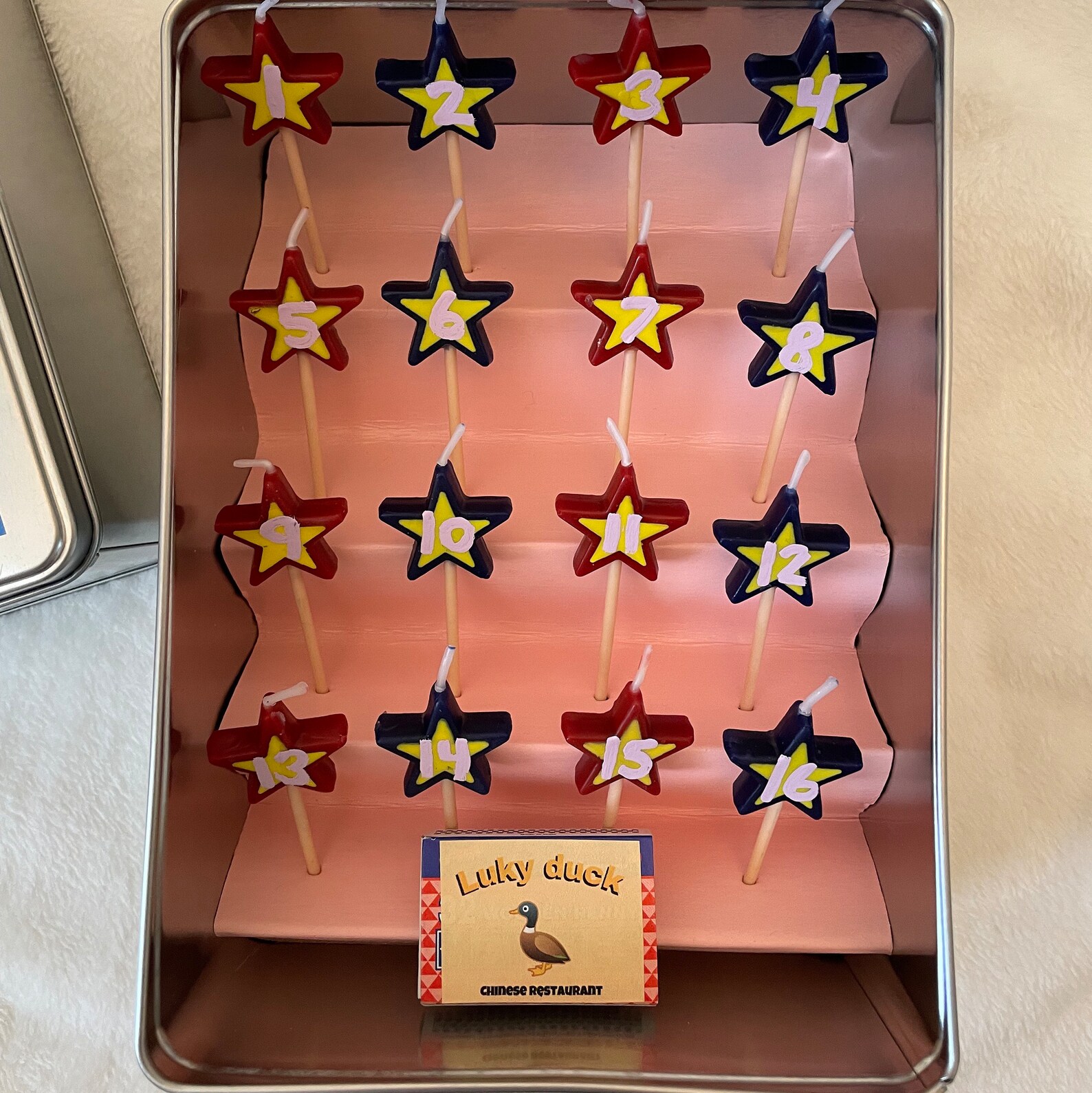 16 Wishes Birthday Candle Box Etsy