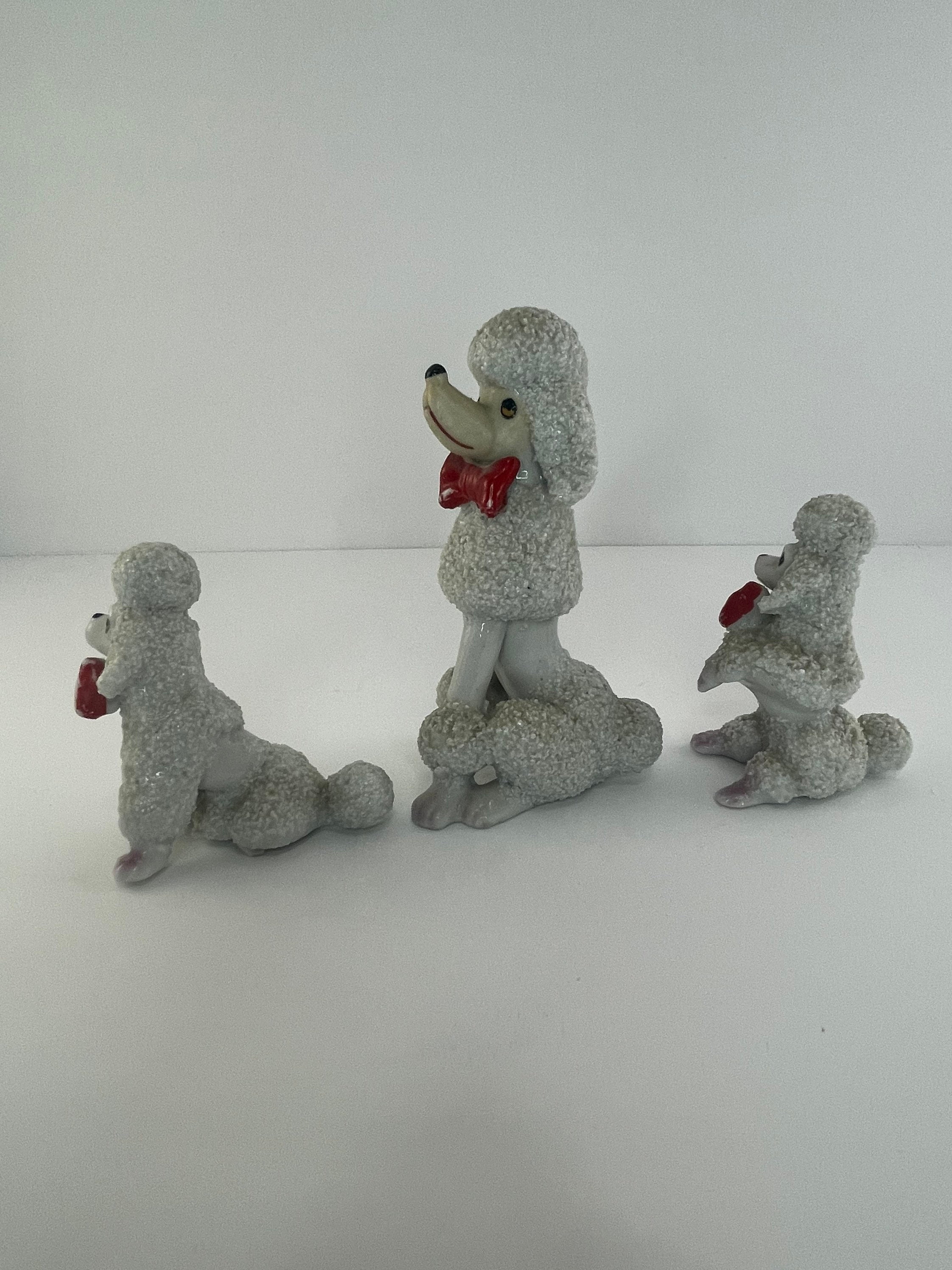 1950s Japanese Spaghetti Poodles Set of 3 White Porcelain - Etsy
