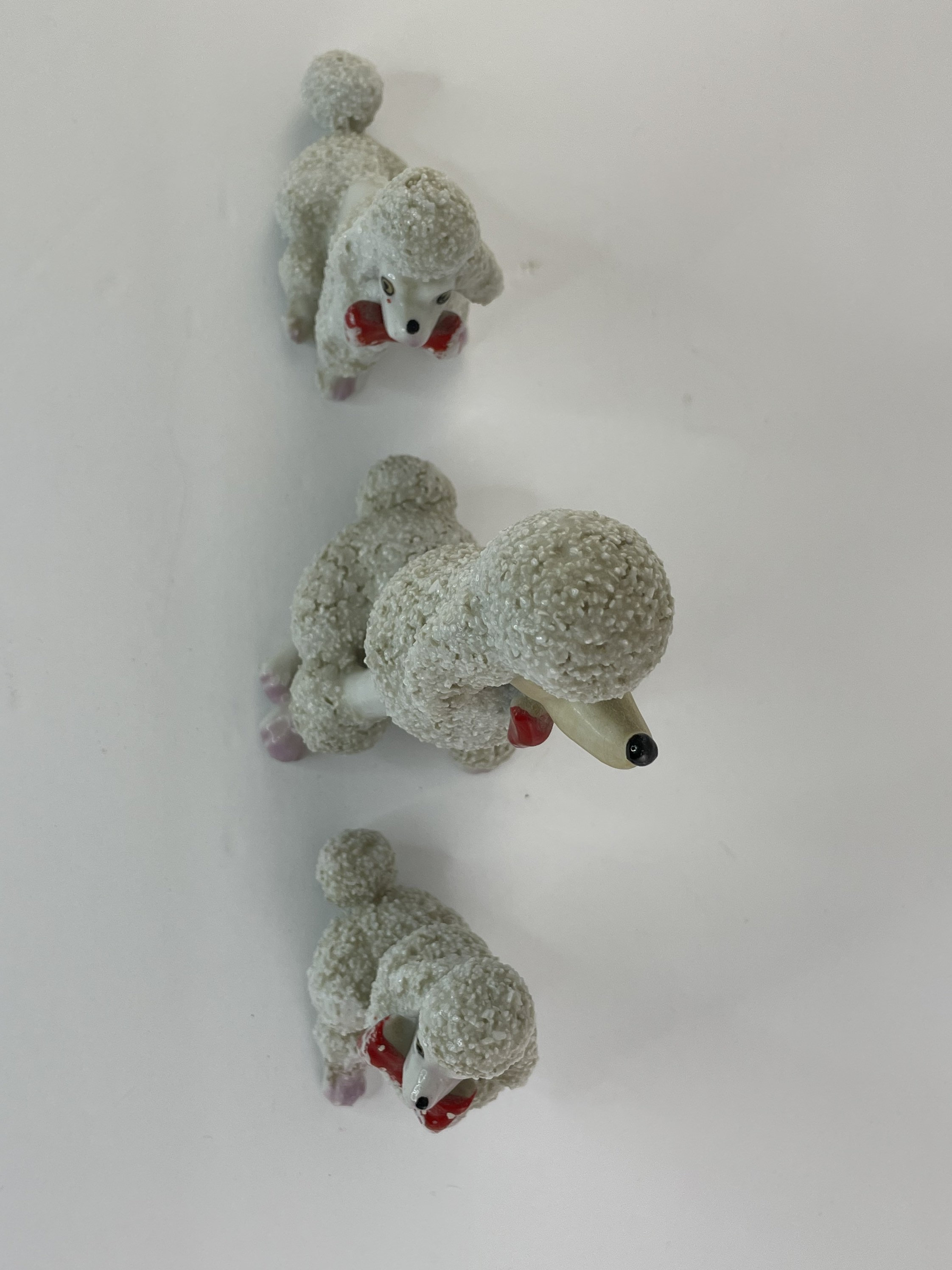 1950s Japanese Spaghetti Poodles Set of 3 White Porcelain - Etsy