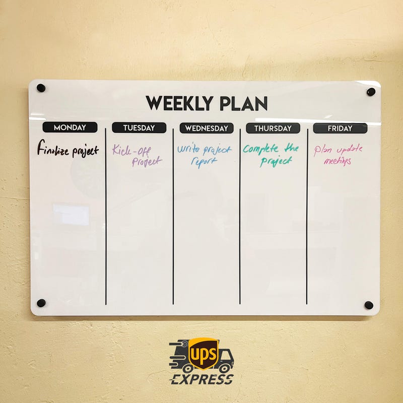 Erasable to Do List - Etsy