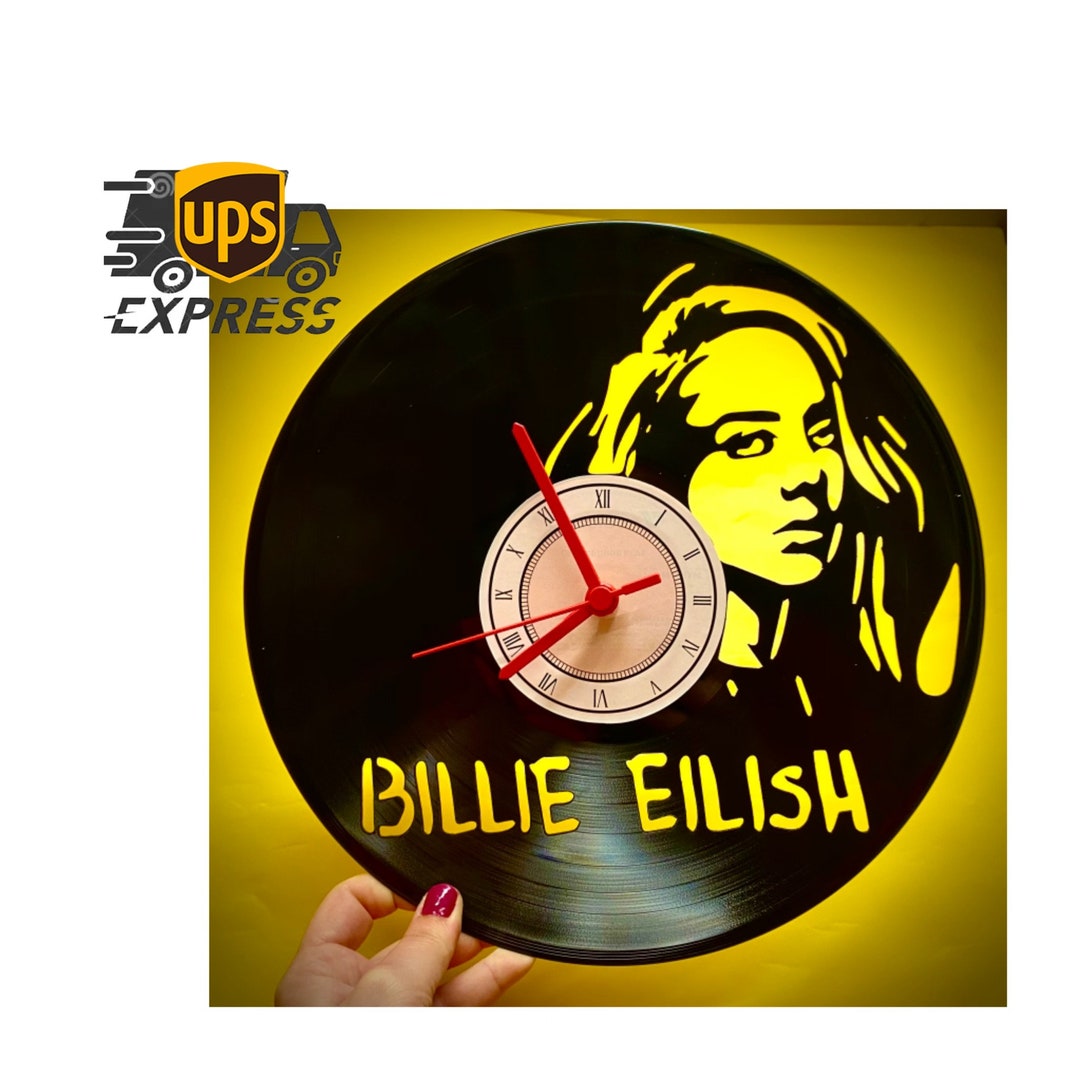 Father's Day Gift for Dad Clock for Wall Retro Vinyl LP for Pop Rock ...