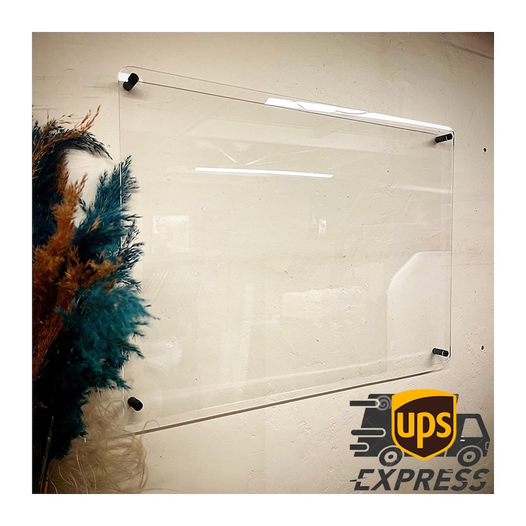 Clear - Blank Acrylic Dry Erase Board for Home-office Note Board - Etsy