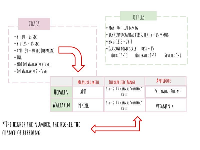Nursing Lab Value Cheat Sheet - Etsy