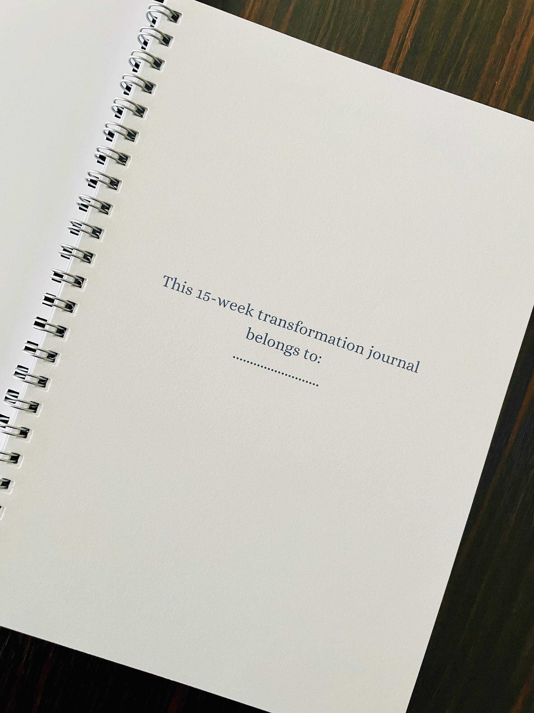 15-week Goal Achievement Journals - Personalised Journals - Etsy