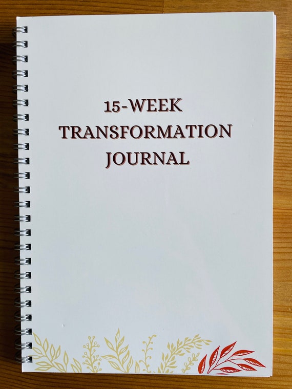 15-week Goal Achievement Journals Personalised Journals - Etsy