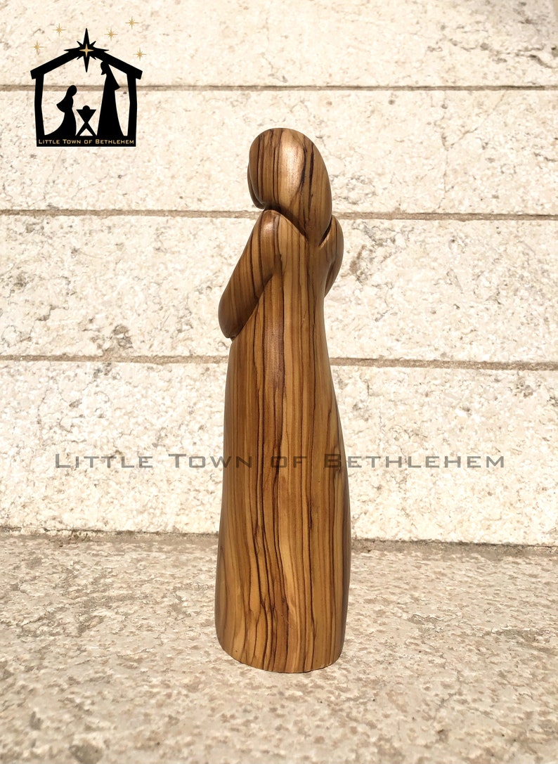 Beautiful Olive Wood Statue for Pregnant Virgin Mary L Our Lady of Hope ...