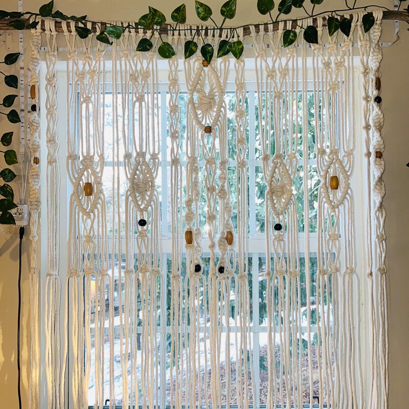 Macrame Valance - Etsy