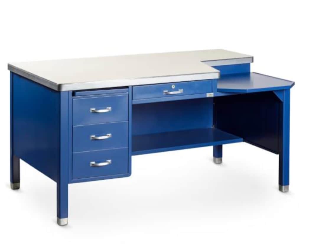 Metal Mid-century Work Desk From the General Fireproofing Co. - Etsy