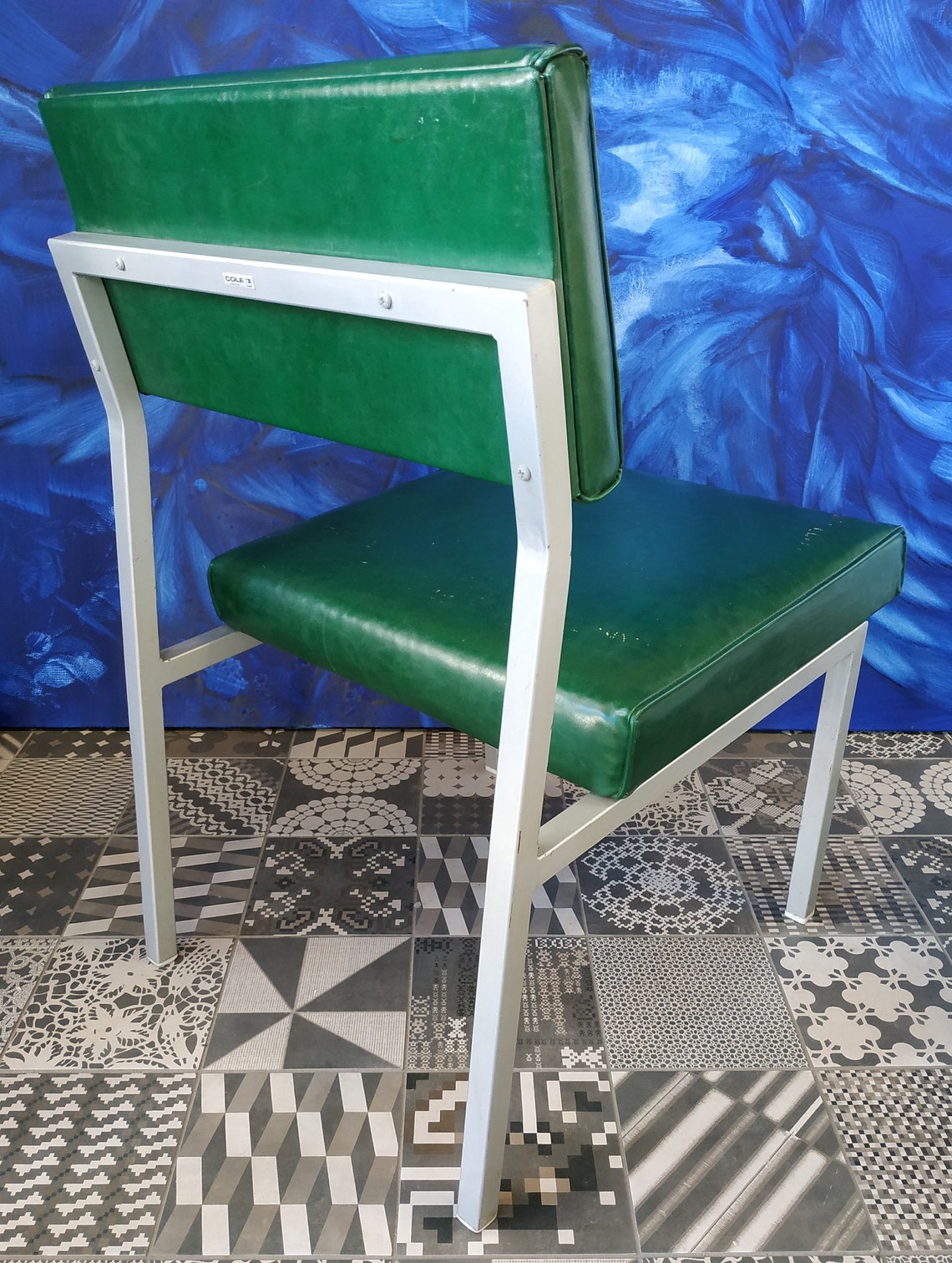 Vintage Office Chairs by Cole Steel Inc. USA 1950s Set of 4 - Etsy