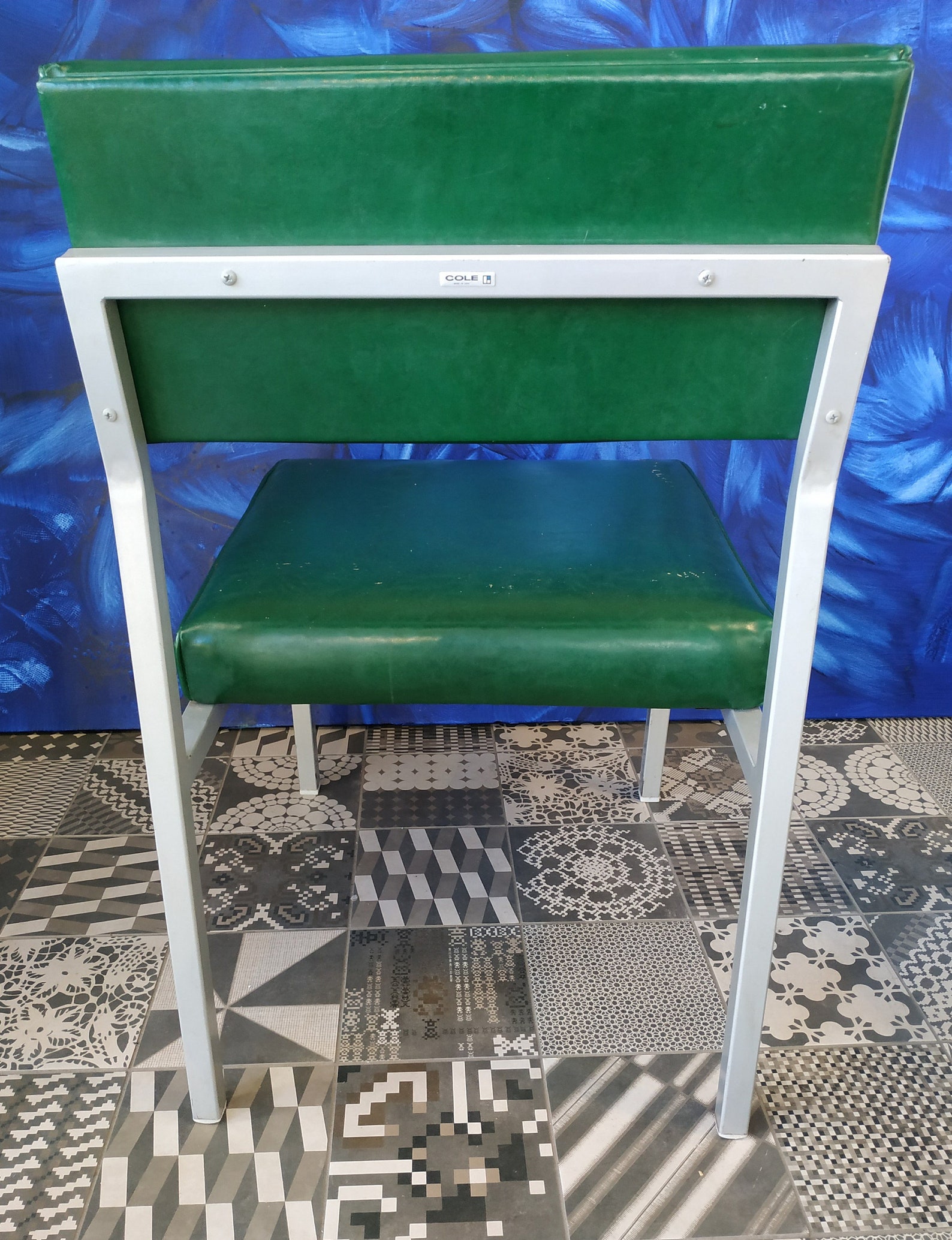 Vintage Office Chairs by Cole Steel Inc. USA 1950s Set of 4 - Etsy