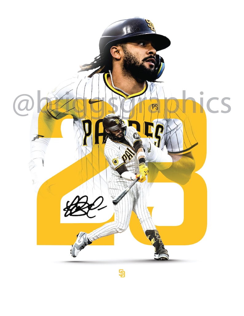 Fernando Tatis Jr. “23” San Diego Padres Baseball Poster/wall Decor ...