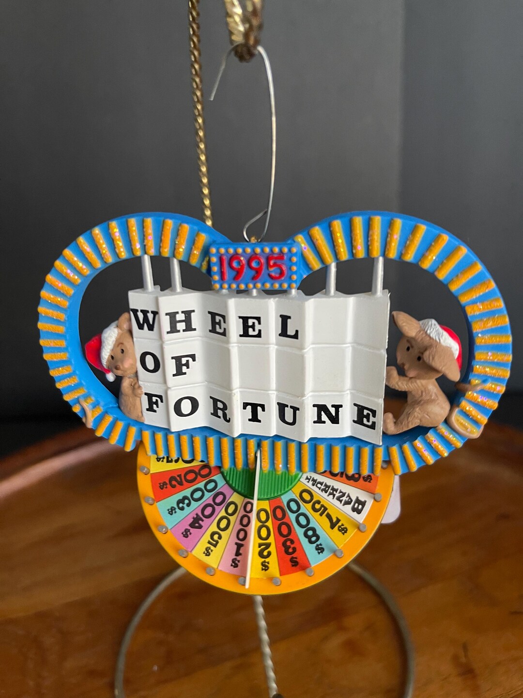 Vintage Hallmark Wheel of Fortune Ornament 1995 Christmas Ornament - Etsy