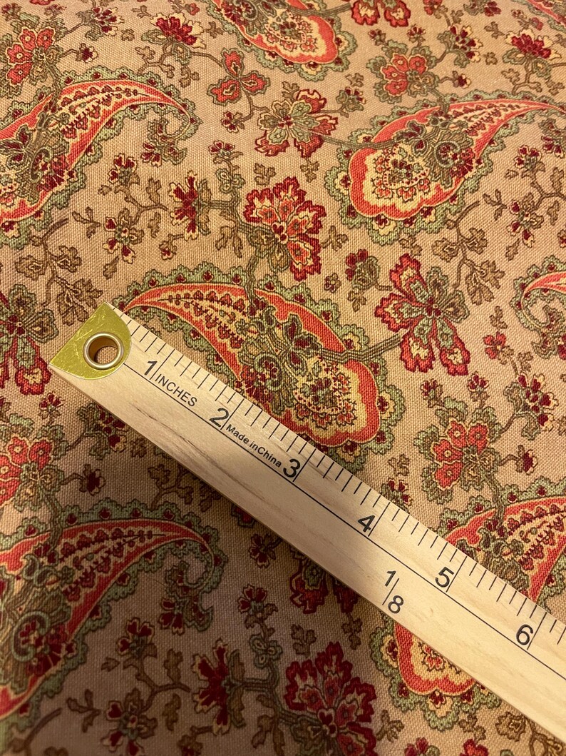 Lauren Ralph Lauren Paisley Fabric, Heavy Cotton, 3.4 Yards - Etsy