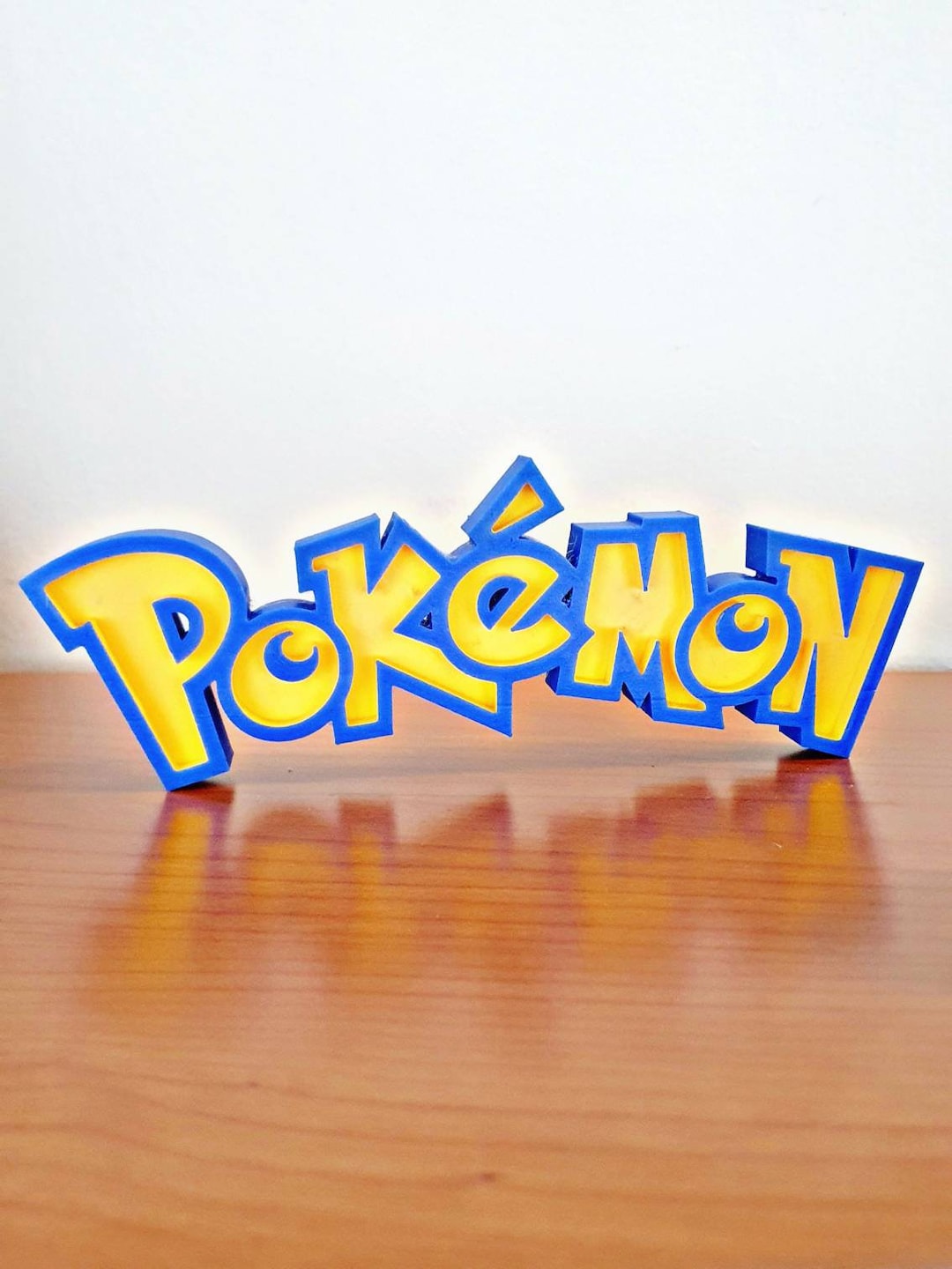 3D Printed Pokemon Logo Nameplate Desk Plate Gamer Streamer - Etsy