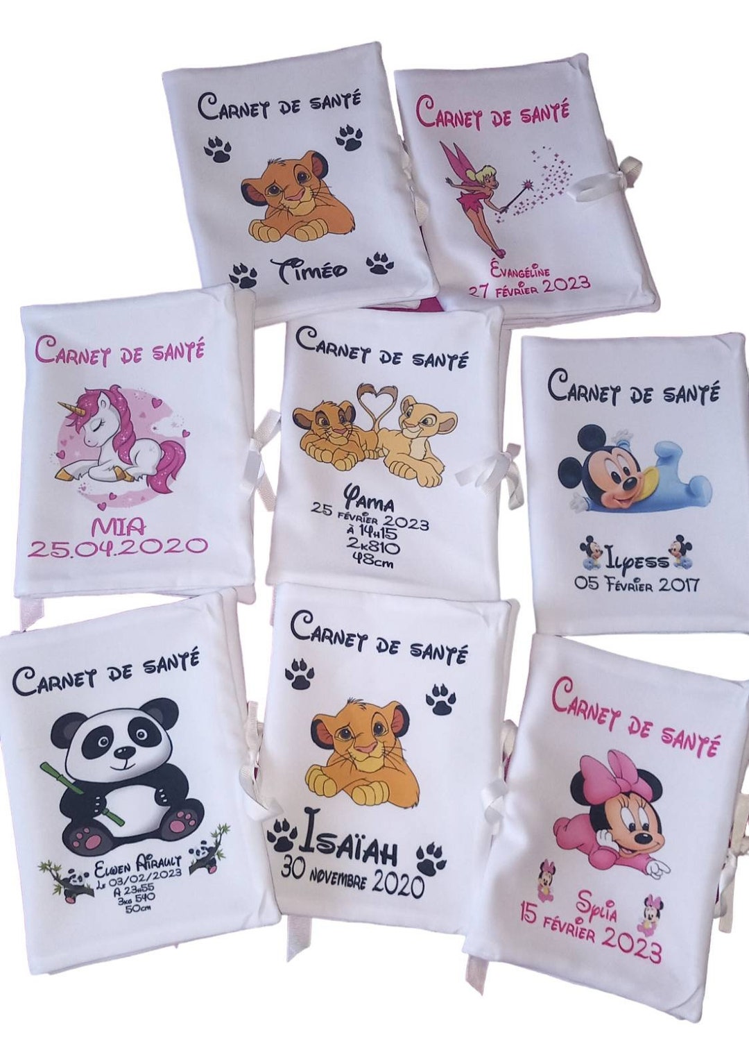 Simba Personalized Health Record Book Cover - Etsy