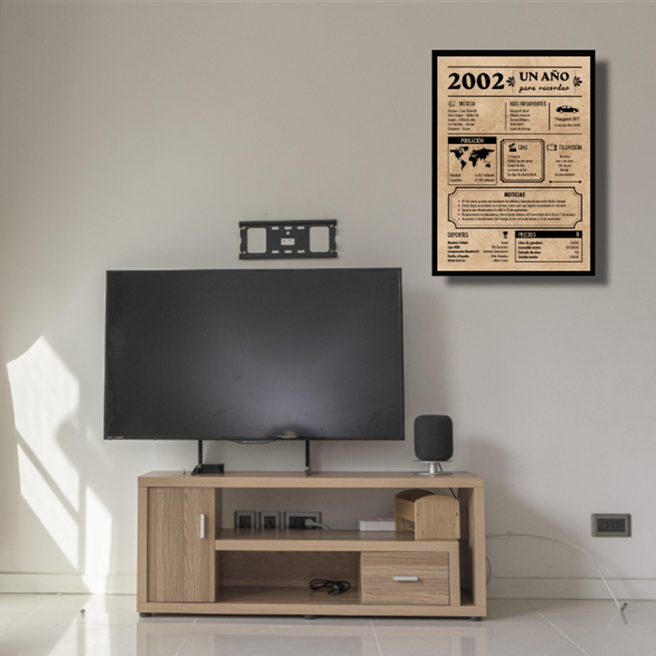 Spanish Birthday Poster 2002 | Printable Newspaper / Sign | Instant ...