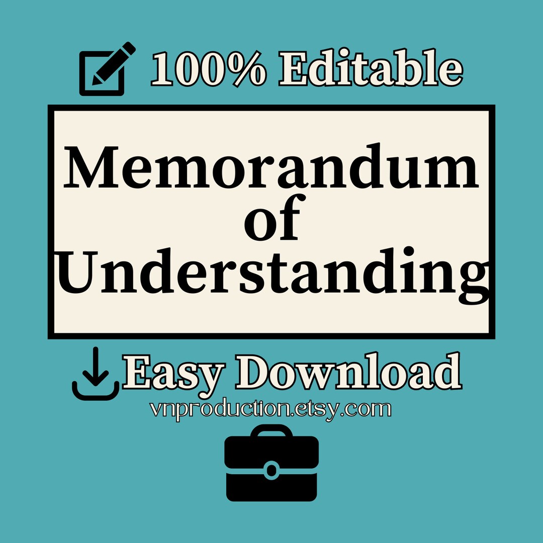 MEMORANDUM of UNDERSTANDING, Mou, Non-binding Agreement, BUSINESS ...