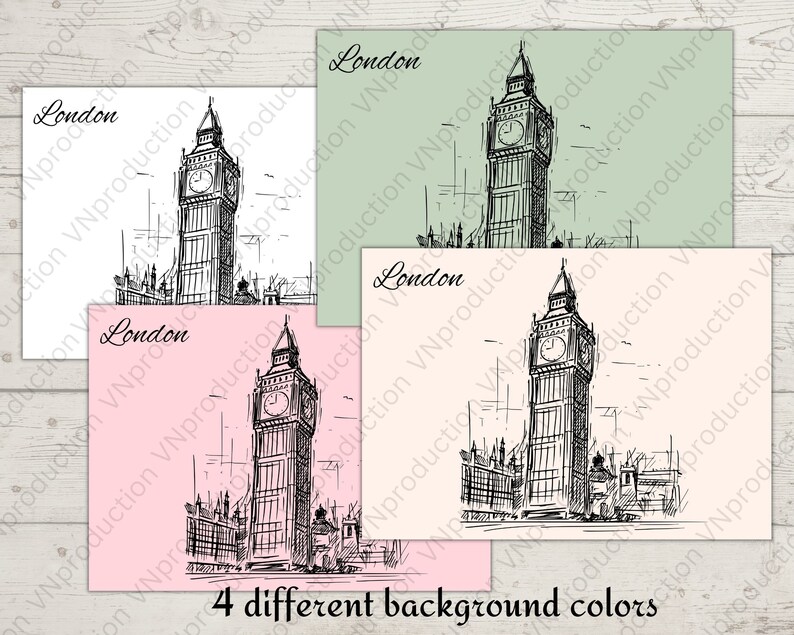 London Big Ben Print for Home Decor, London Digital Poster, England ...