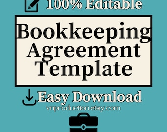 Bookkeeping-contract-agreement-template - Etsy