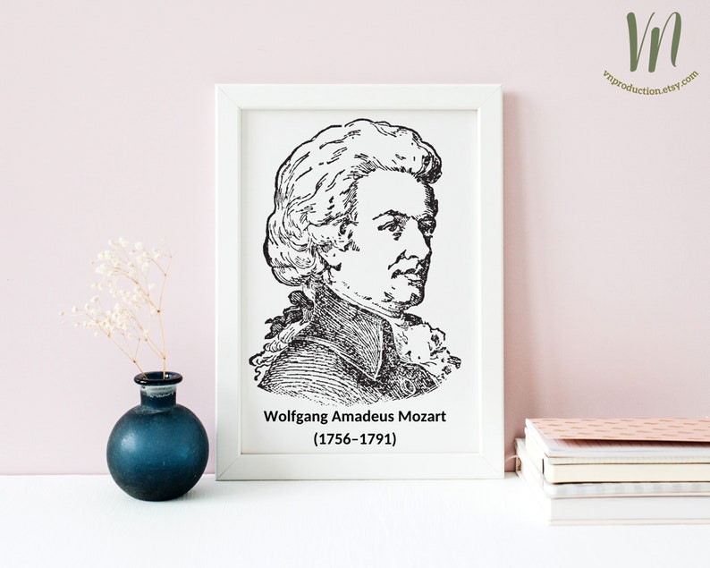 THREE FAMOUS COMPOSERS Portraits Wall Hangings Beethoven - Etsy