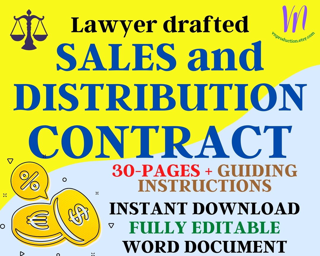 SALES and DISTRIBUTION AGREEMENT Between Supplier and Distributor ...