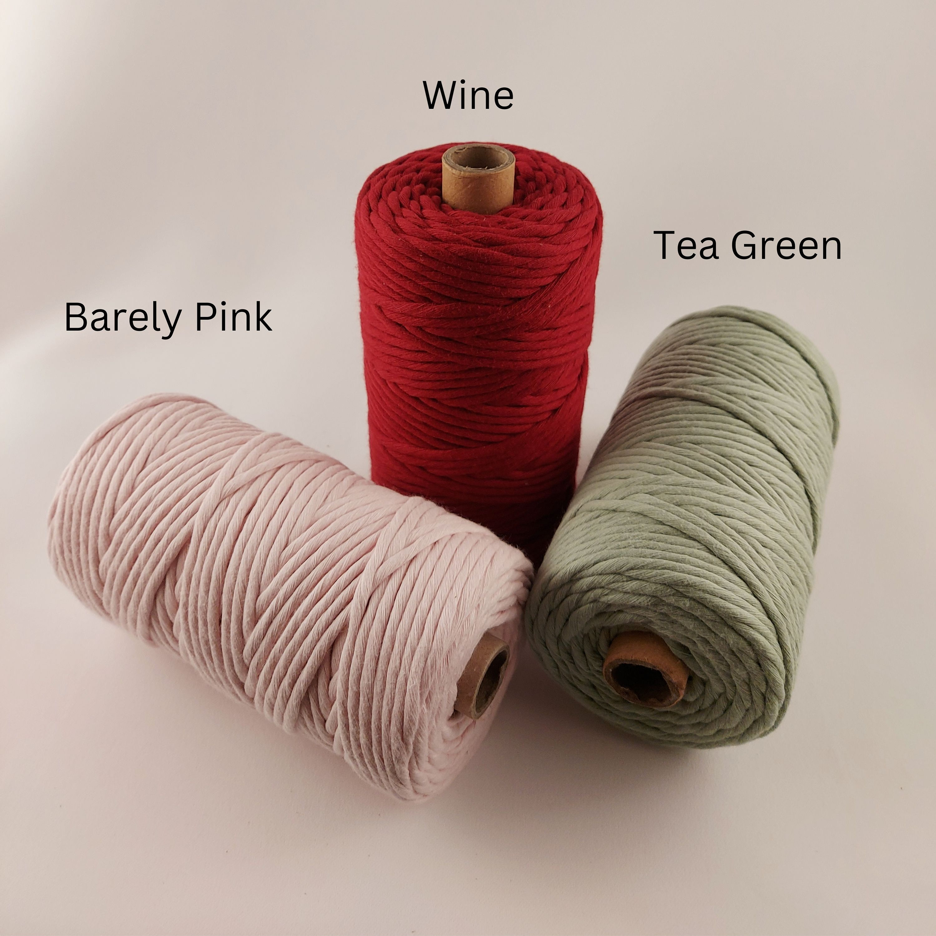 3mm Single Strand Twisted 100% Cotton String for Macrame and Weaving ...