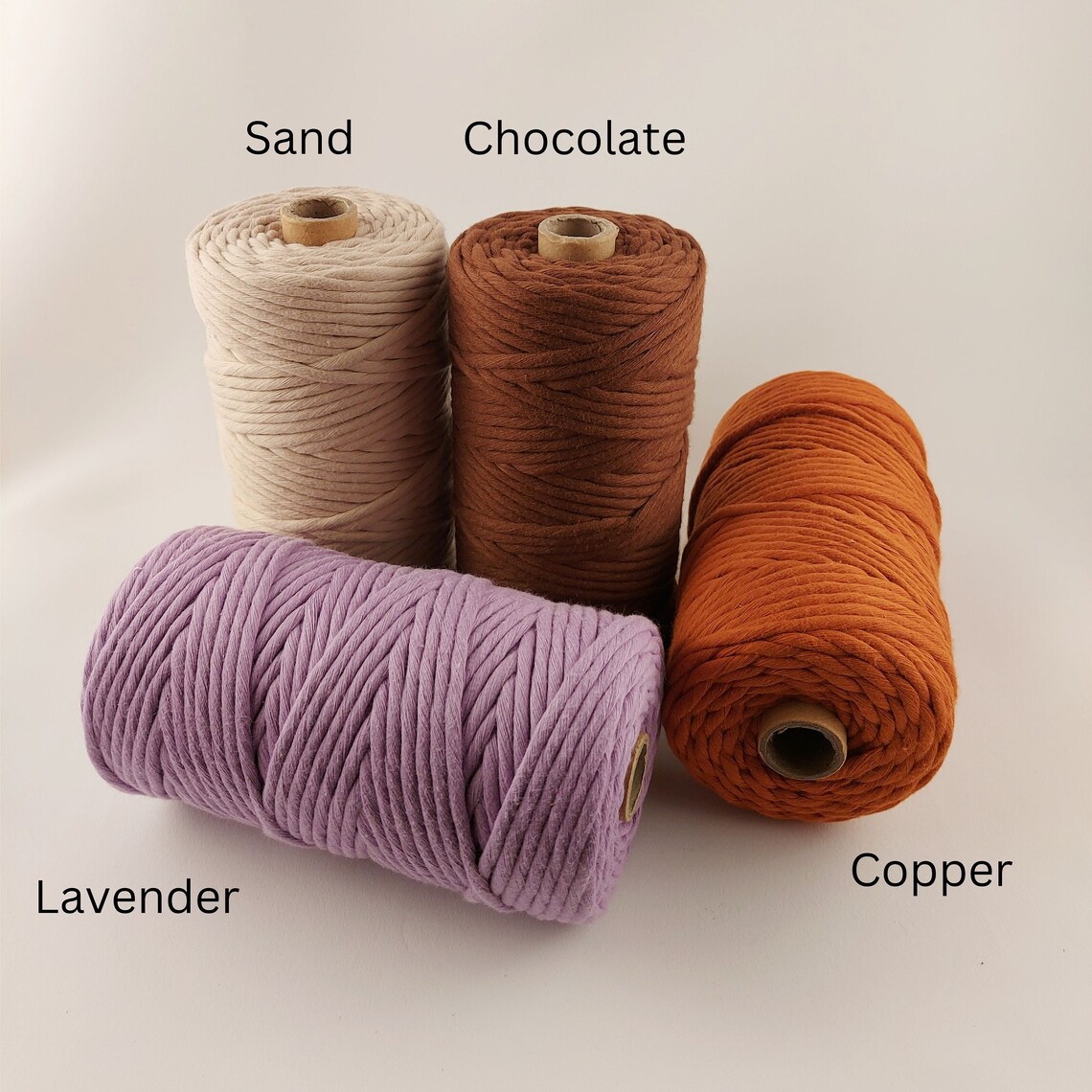3mm Single Strand Twisted 100% Cotton String for Macrame and Weaving ...
