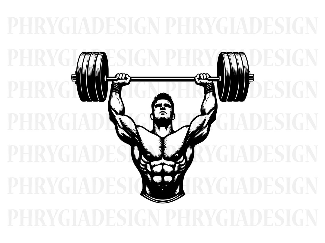 Bodybuilder Svg , Muscle Man Svg , Gym Svg , Bodybuilding Clipart ...