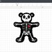 Teddy Bear Skeleton Svg , Teddy Bear Svg , Teddy Bear Shirt Svg , Teddy ...