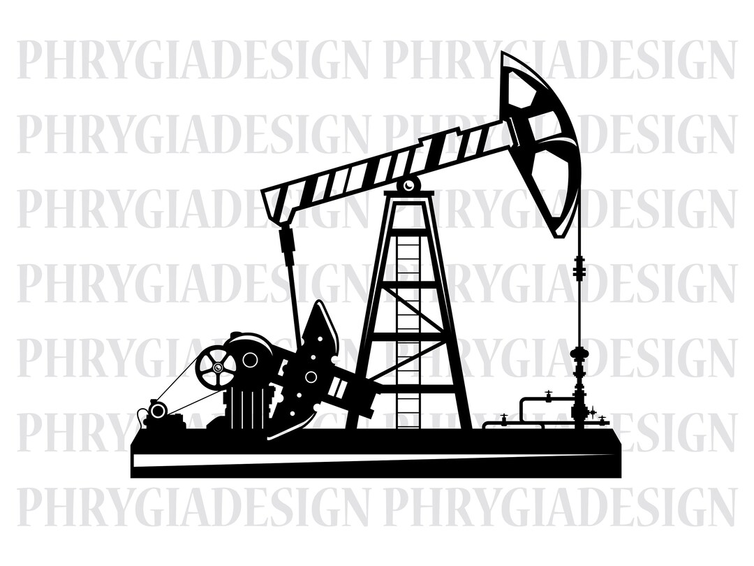 Oil Rig Svg , Oil Derrick Svg , Oil Field Svg , Oil Pump Svg , Oil ...