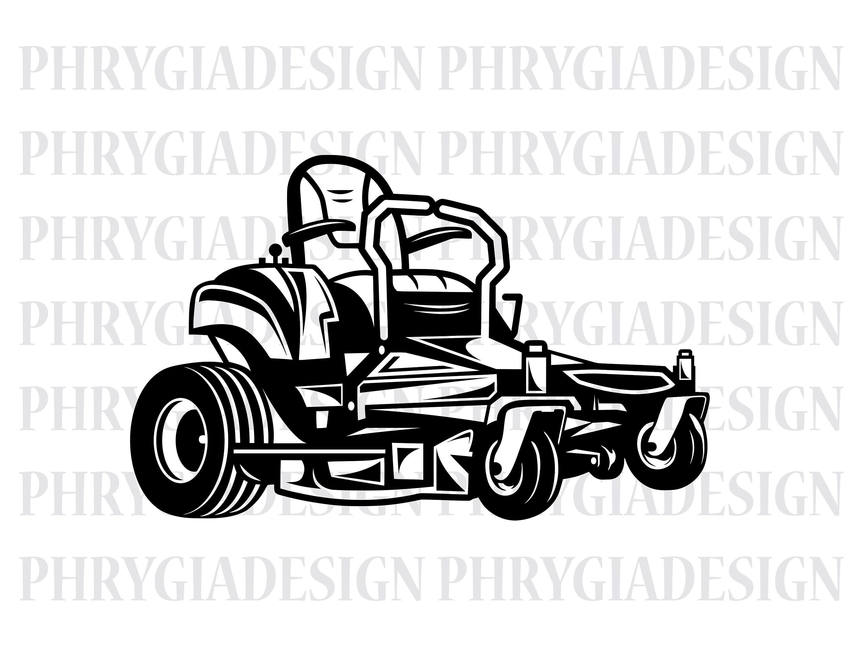 Zero Turn Lawn Mower Svg , Lawn Mower Svg , Lawn Mower Shirt , Lawn ...
